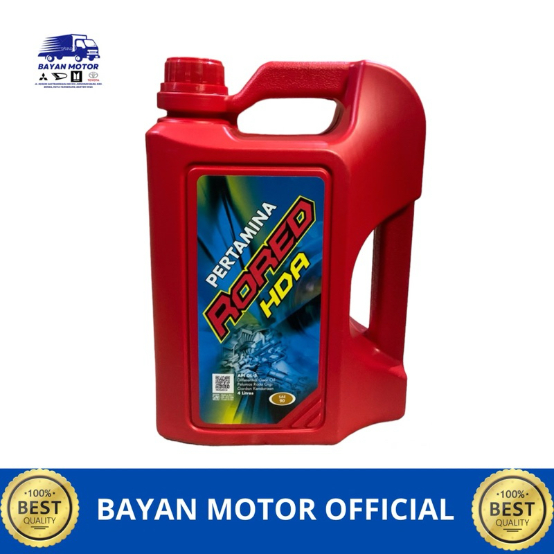 Jual Oli Tranmisi/Persneling Pertamina SAE 90 RORED HDA 4 Liter ...