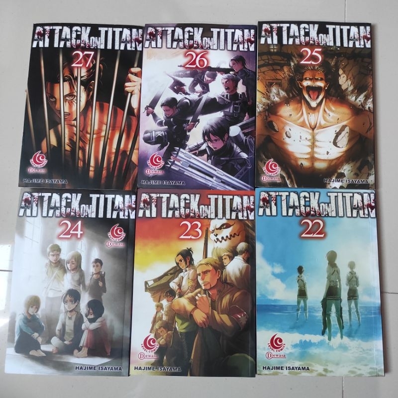 Jual [Sisa Vol.2] PRELOVED Komik Manga Jepang AOT Attack On Titan Bekas ...