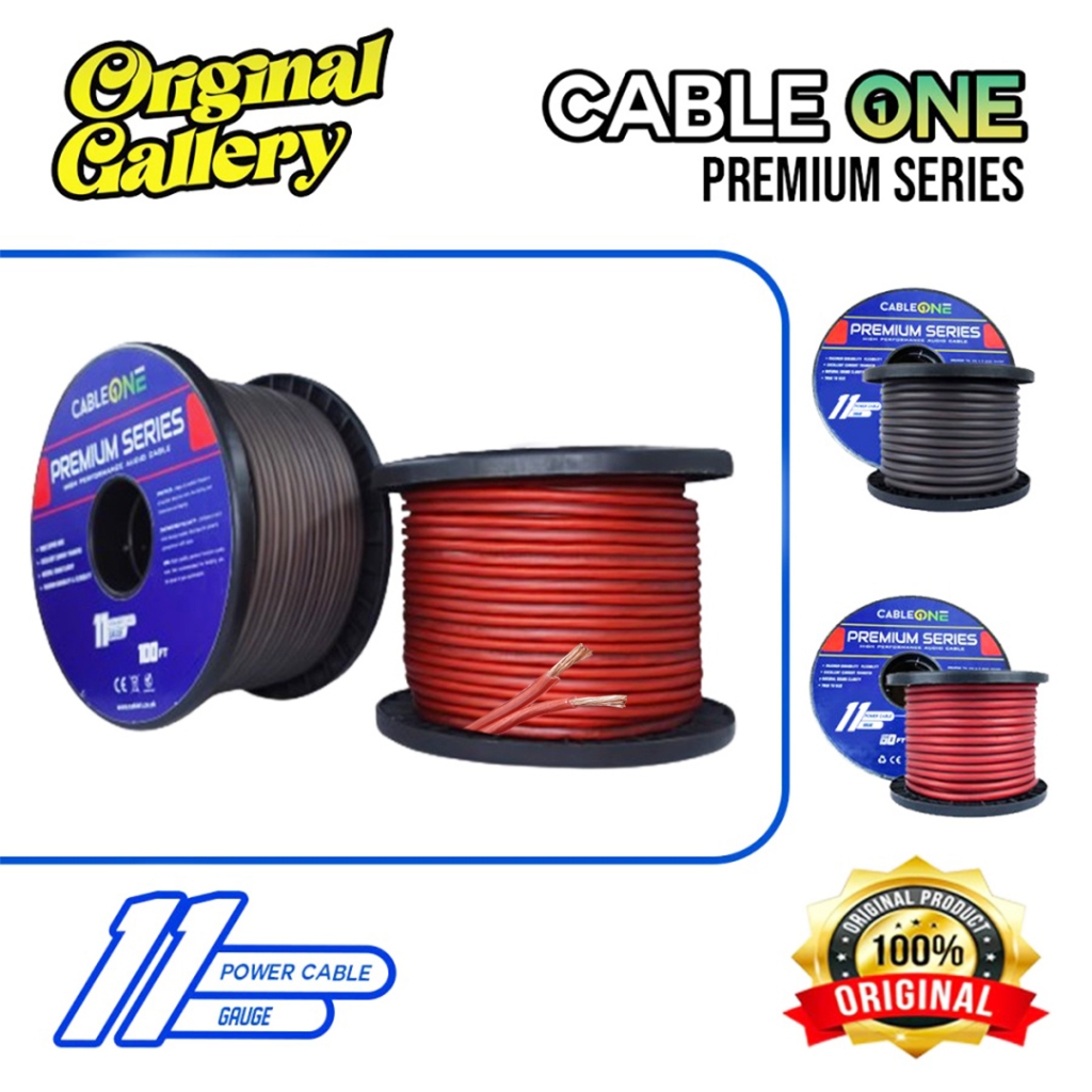 Jual Cabel speaker Cable one 11 AWG PREMIUM SERIES FULL COPPER-TEMBAGA ...