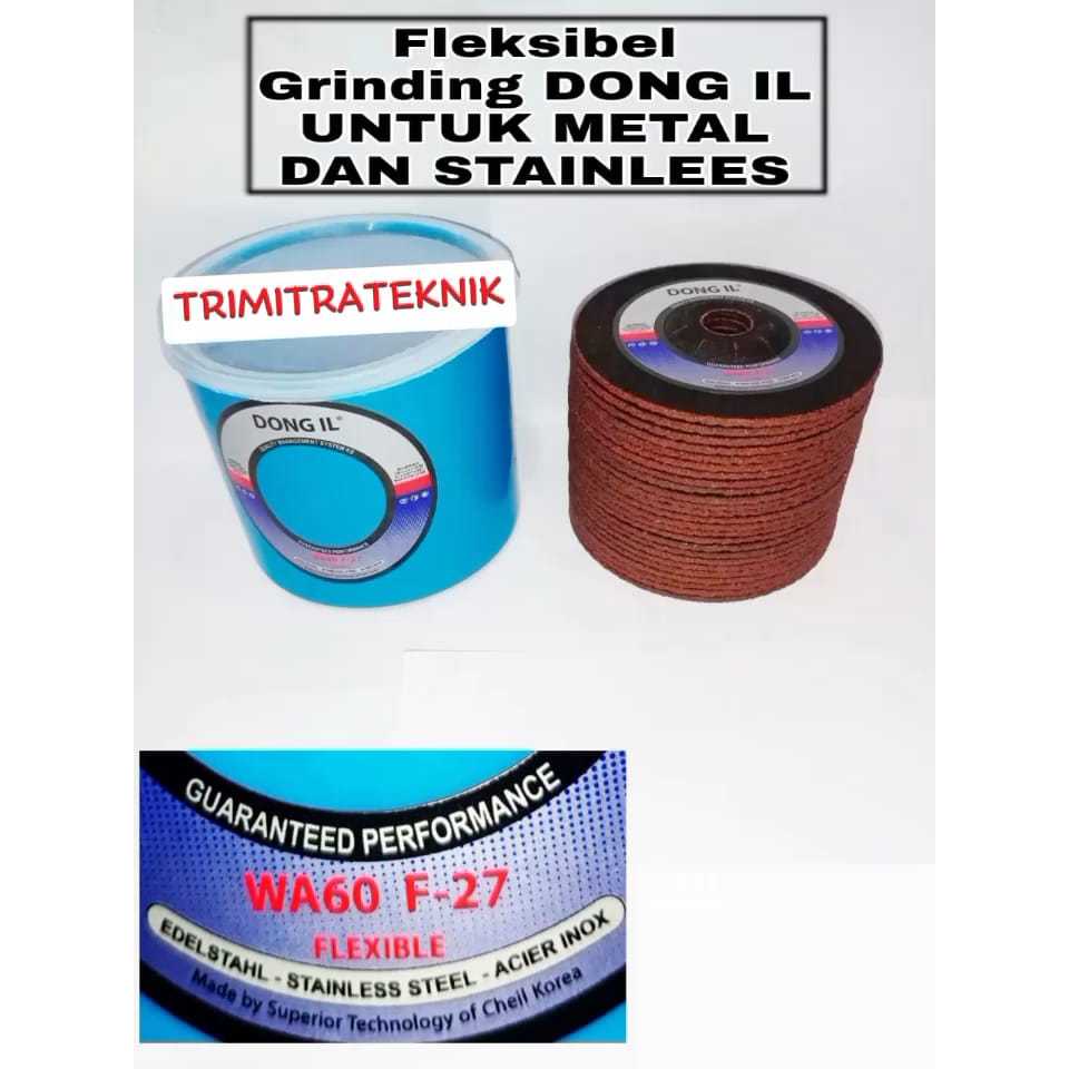 Jual Batu Grinda Flexible Stainless 4 inch Dong Il WA60 100 x 2,5 x15 ...