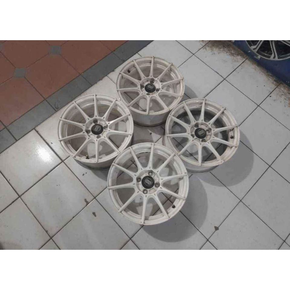 Jual Velg Mobil Bekas Vios Swift March Sirion Yaris ENKEI R15 X7 4X100 ...