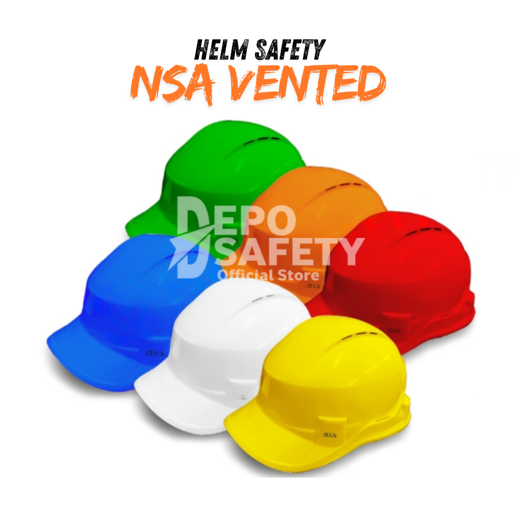Jual HELM SAFETY NSA VENTED - HELM KERJA NSA VENTED - SAFETY HELMET ...