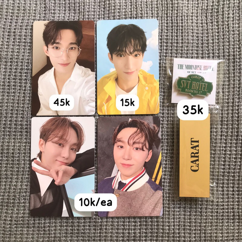 Jual seventeen seungkwan dk dokyeom photocard album sg24 season greeting 17 is right here ...