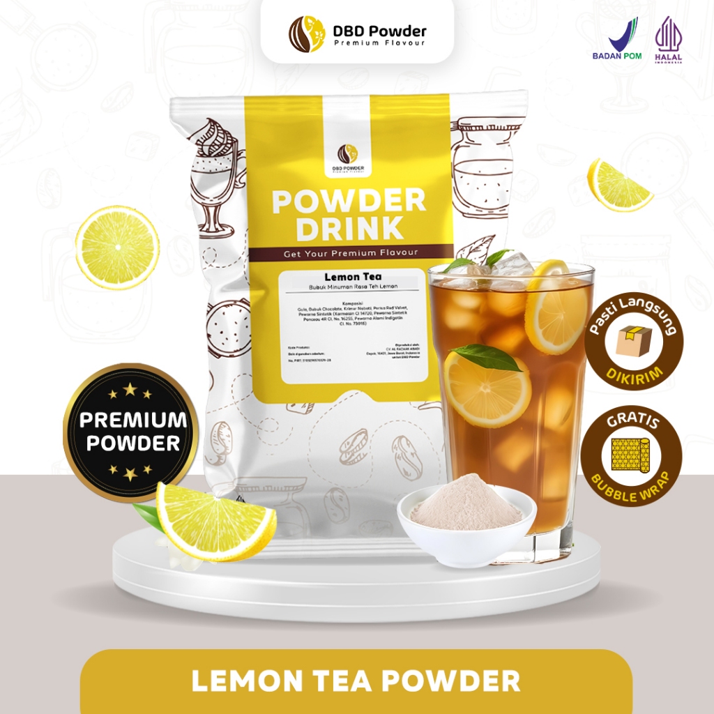 Jual Bubuk Minuman Lemon Tea - Powder Lemon Tea | Shopee Indonesia