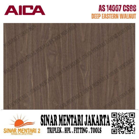 Jual AICA HPL AS 14007 CS98 Deep Eastern Walnut | Shopee Indonesia
