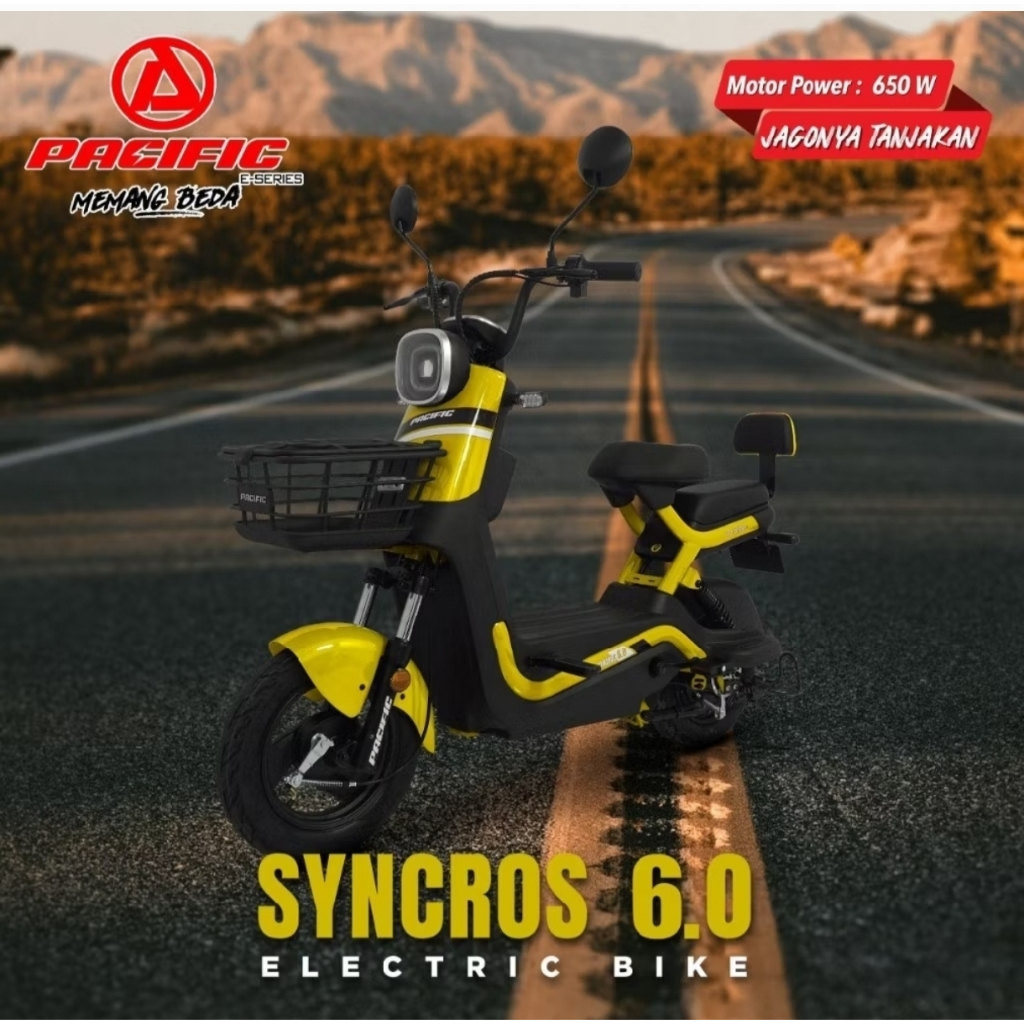 Jual Sepeda Listrik EXOTIC X-630 pasific syncross 6.0 Ada Bagasinya ...