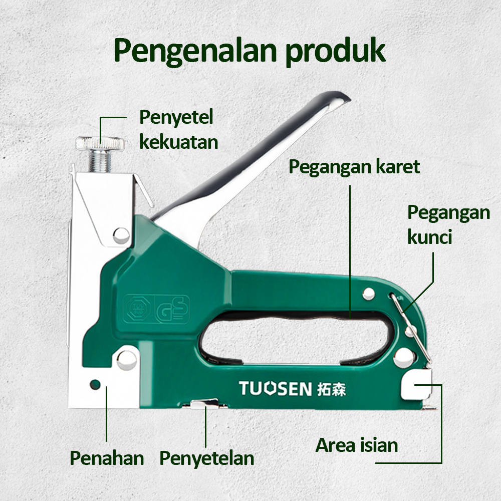 Jual INT 3 in 1 Multifungsi Nail Punch Buku Kantor Stapler Alat Paku ...