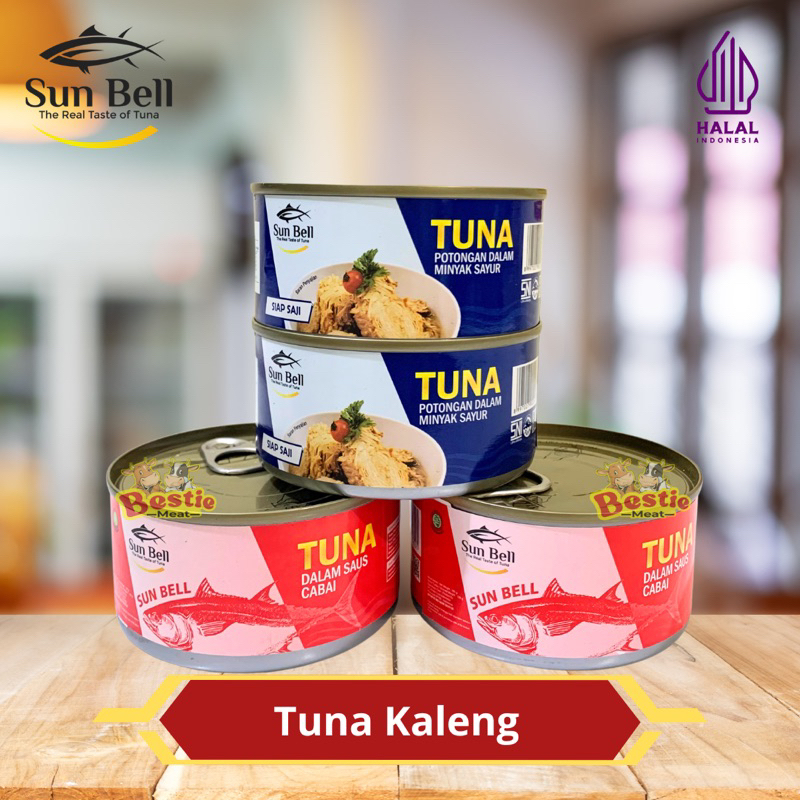 Jual SunBell Ikan Tuna Kaleng - Tuna Minyak Cabai - Tuna Minyak Sayur ...