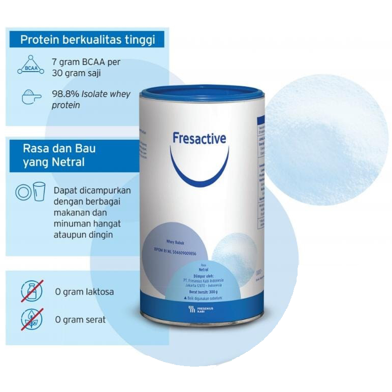 Jual FRESACTIVE WHEY PROTEIN BUBUK (isi 300 Gram) | Shopee Indonesia