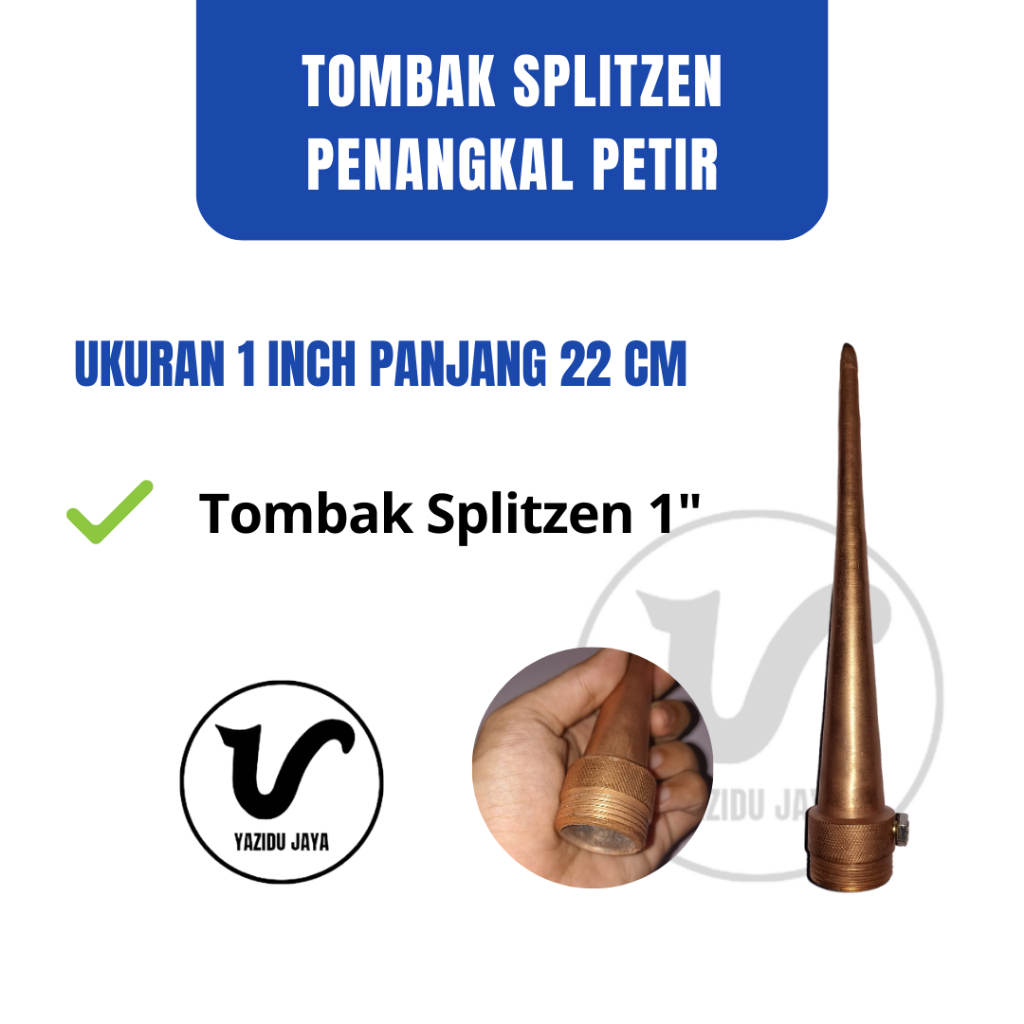 Jual Tombak Splitzen Penangkal Anti Petir Untuk Atap Rumah Tower ...
