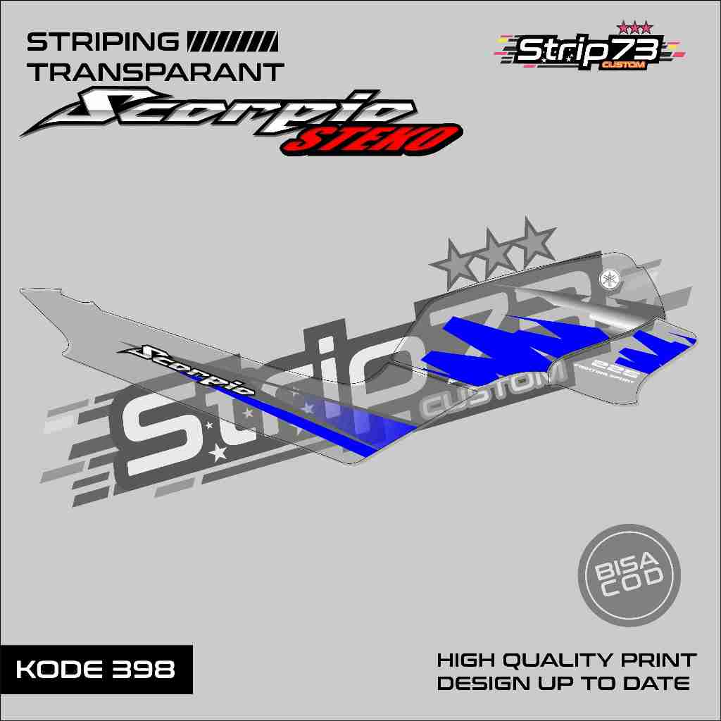 Jual 398 STRIPING TRANSPARAN SCORPIO STEKO - STRIPING TRANSPARAN ...