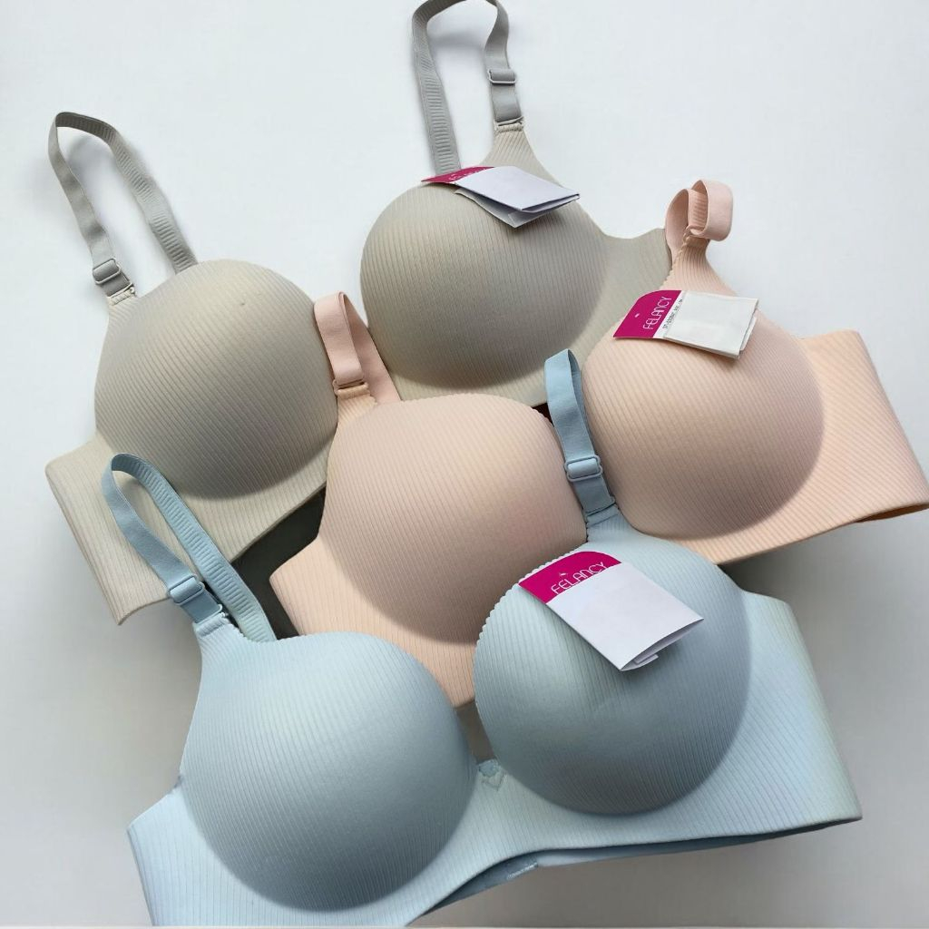 Jual Bra BH FELANCY 03004 - Tanpa Kawat - Kait 3 - Wireless Padded Bra - Beha Felancy | Shopee ...