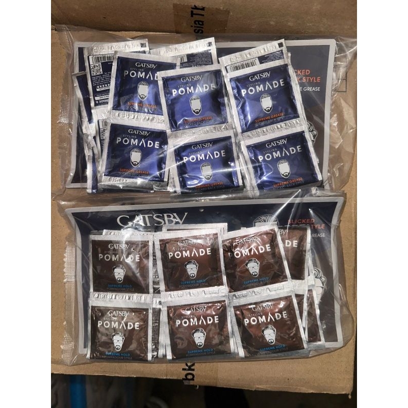 Jual Gatsby Styling Pomade Sachet 6gr (1pack) | Shopee Indonesia