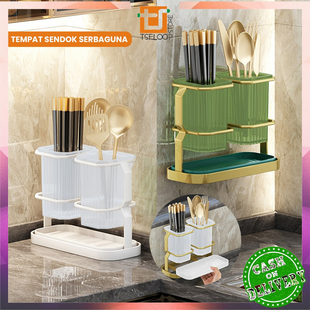 Jual OFM-C996 Tempat Sendok Garpu Sumpit Dinding Minimalis dengan ...
