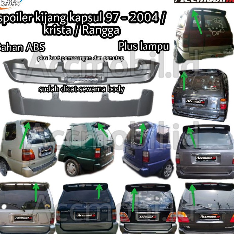 Jual Wow Murah Meriah spoiler toyota kijang kapsul lgx lsx efi 97 ...
