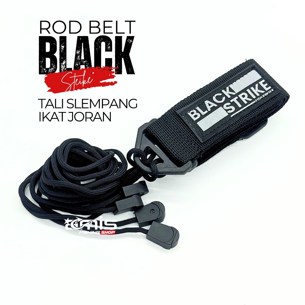 Jual Rod Belt Tali Slempang Ikat Joran Black Strike | Shopee Indonesia