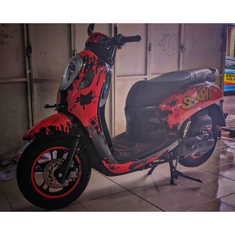 Jual DECAL STICKER HONDA SCOOPY CUSTOM | Shopee Indonesia