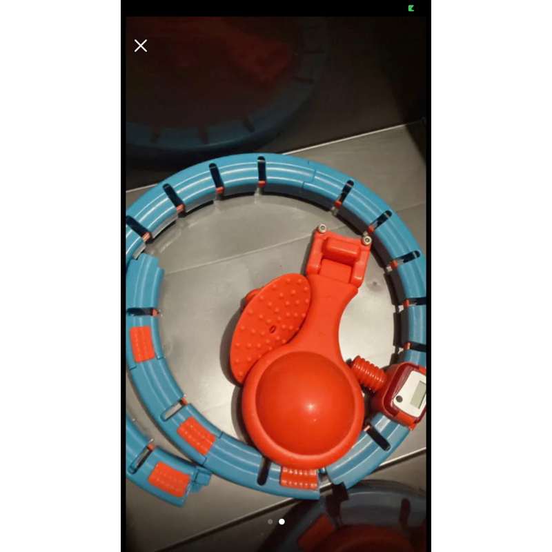 Jual Smart Hula Hoop with Digital Counter hulahoop preloved with box ...