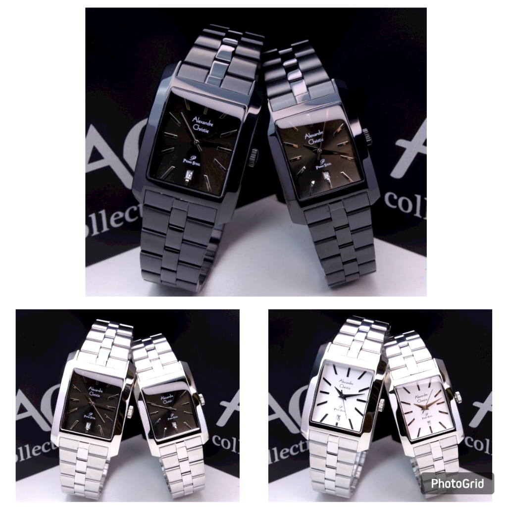 Jual Jam Tangan Couple AC Alexandre Christie 1037 Original Tanggal ...