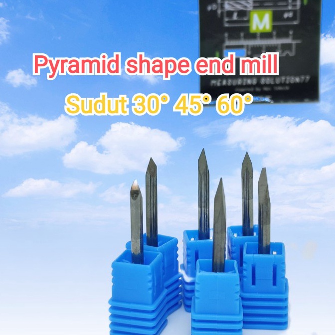 Jual Top Produk Ms7 Grafir V bit pyramid shape Carbide mata router ...