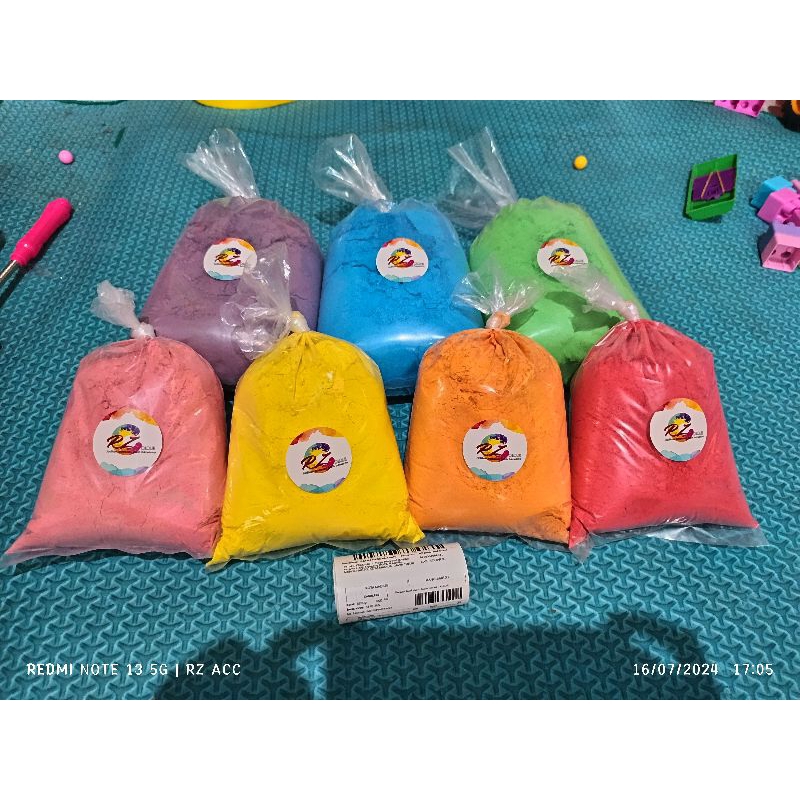 Jual holi powder 1kg / holly powder / color run / tepung warna | Shopee ...