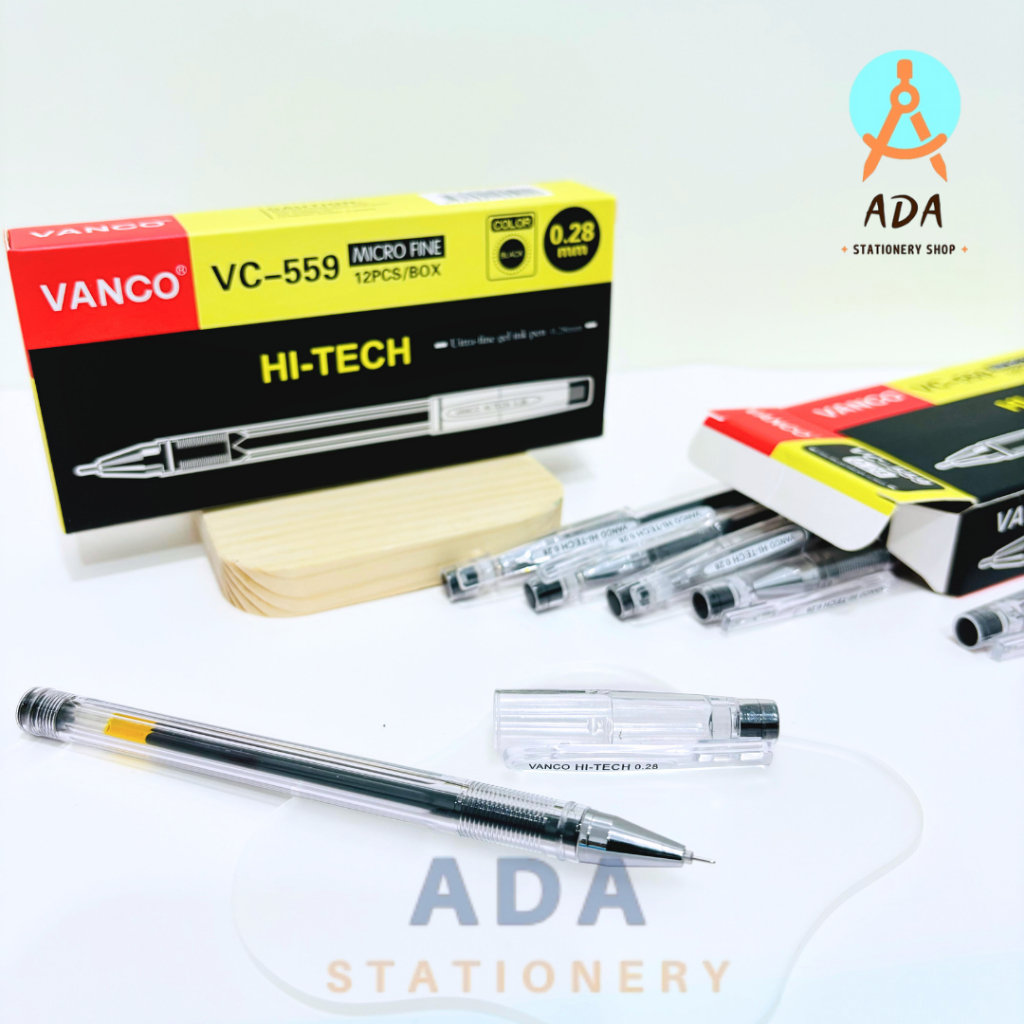 Jual PULPEN GEL VANCO HI-TEC VC-559 (0.28mm) /BOLPEN HI TEC/ BALLPOINT ...