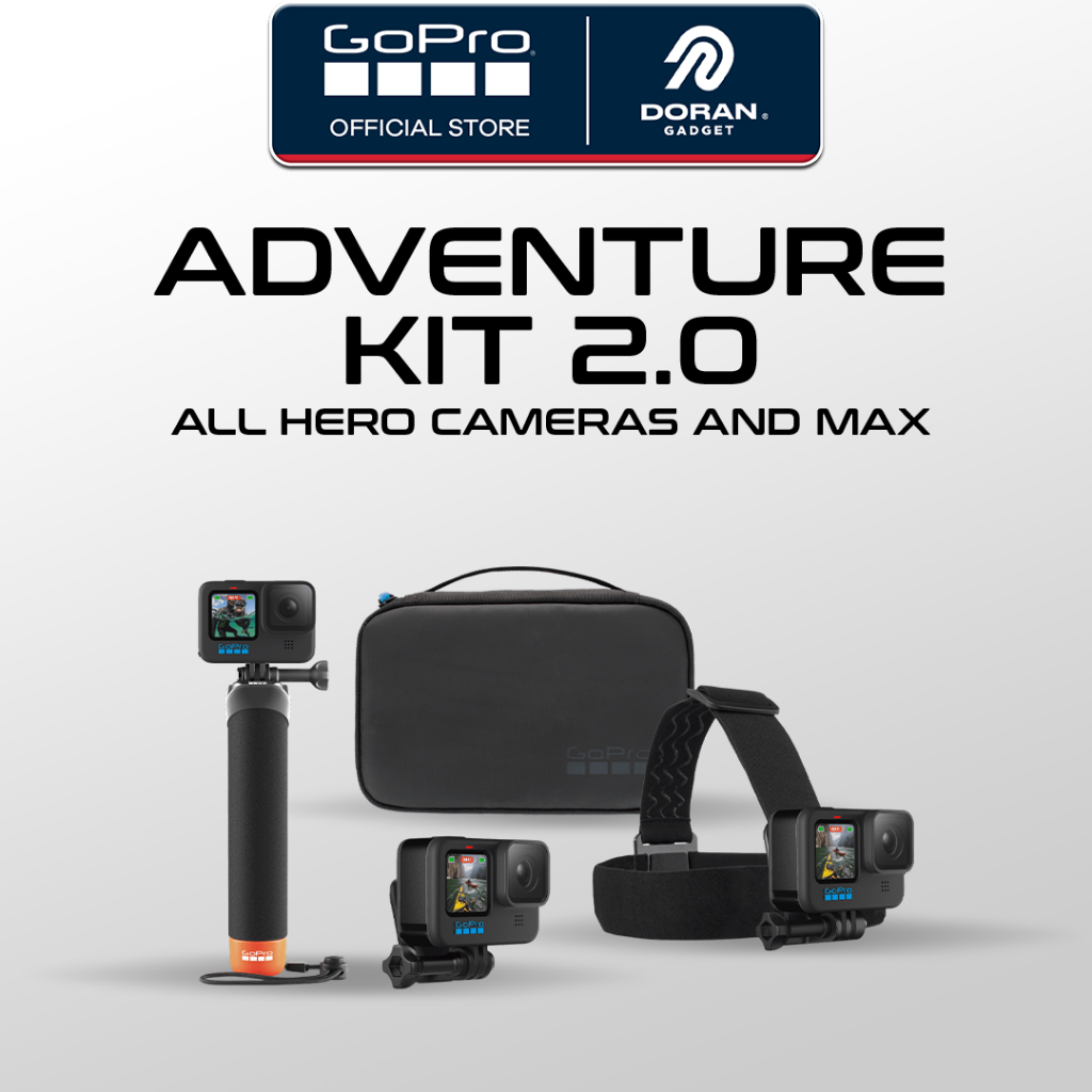 Jual GoPro Adventure Kit 2.0 All HERO cameras and MAX | Shopee Indonesia