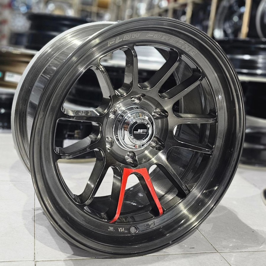 Jual velg mobil ring 18 JF BUZZ FLOW FORMING BRUSH GREY velg r18 pajero fortuner hilux triton ...