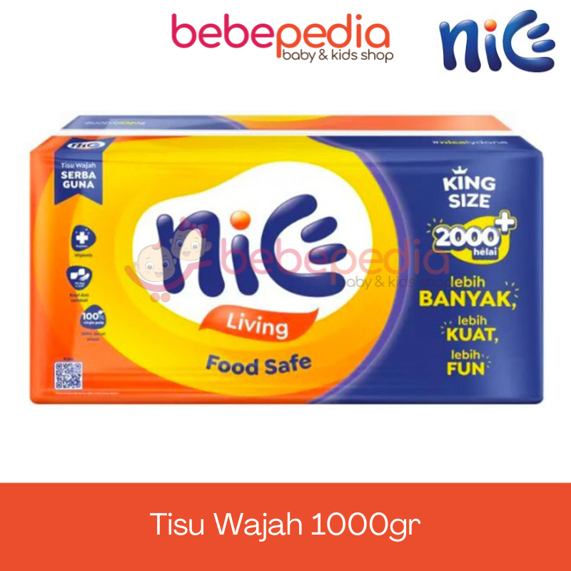 Jual NICE facial Tissue 1000g 1000 g 2ply | Shopee Indonesia