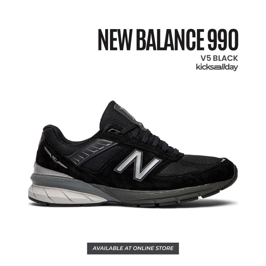 Jual New Balance 990 V5 Black 100% Original | Shopee Indonesia