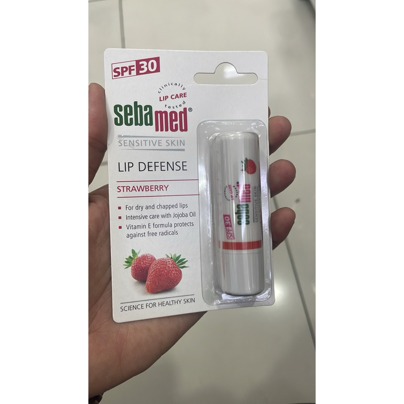 Jual Seba Med Lip Defense Strawberry 30 Spf | Shopee Indonesia