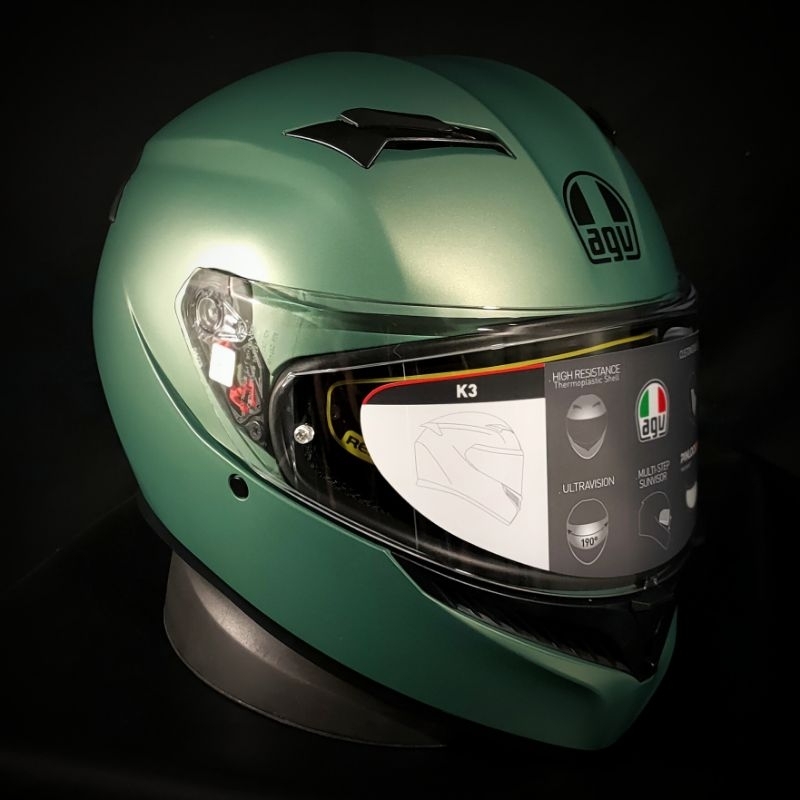 Jual AGV K3 2206 Solid (FREE PINLOCK + SPOILER EXTENSION) | Shopee ...
