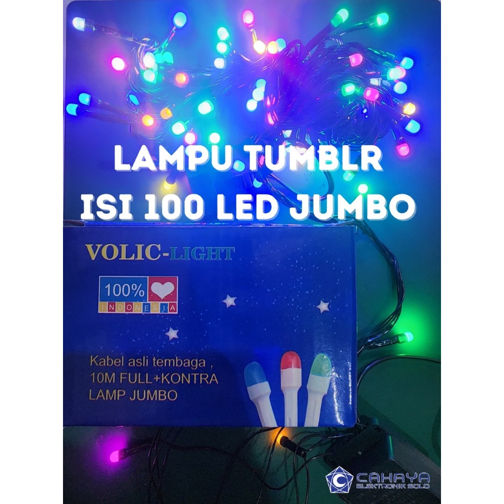 Jual Lampu Tumblr Natal LED 10M 100 140 LED Jumbo Twinkle Light ...