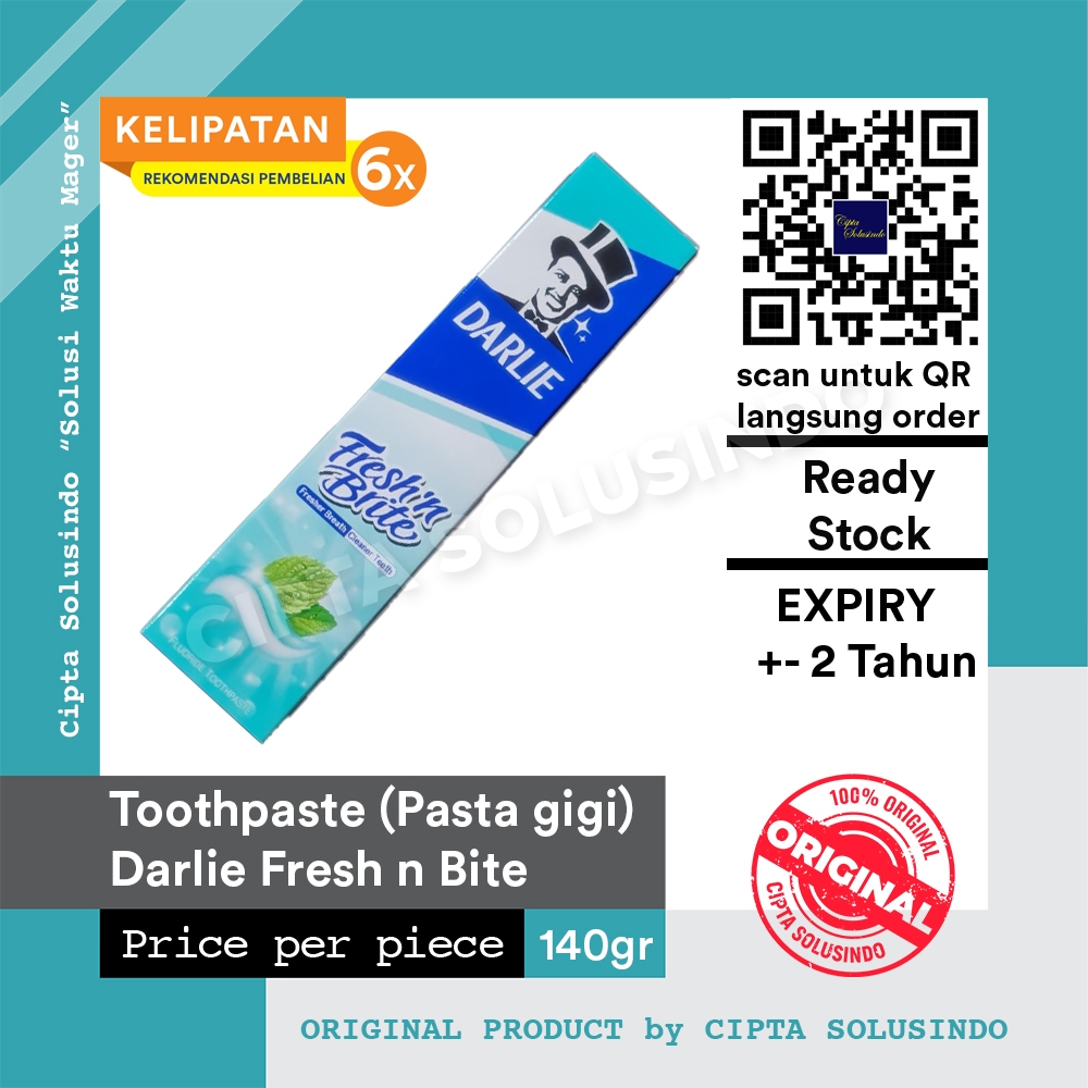 Jual Pasta gigi ( Odol / Toothpaste ) Darlie Fresh N Bite ( Size ...