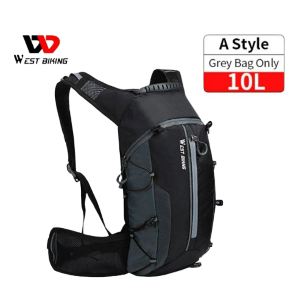 Jual West Biking Tas Hydropack Ransel Punggung Sepeda Bagpack Bk Grey | Shopee Indonesia
