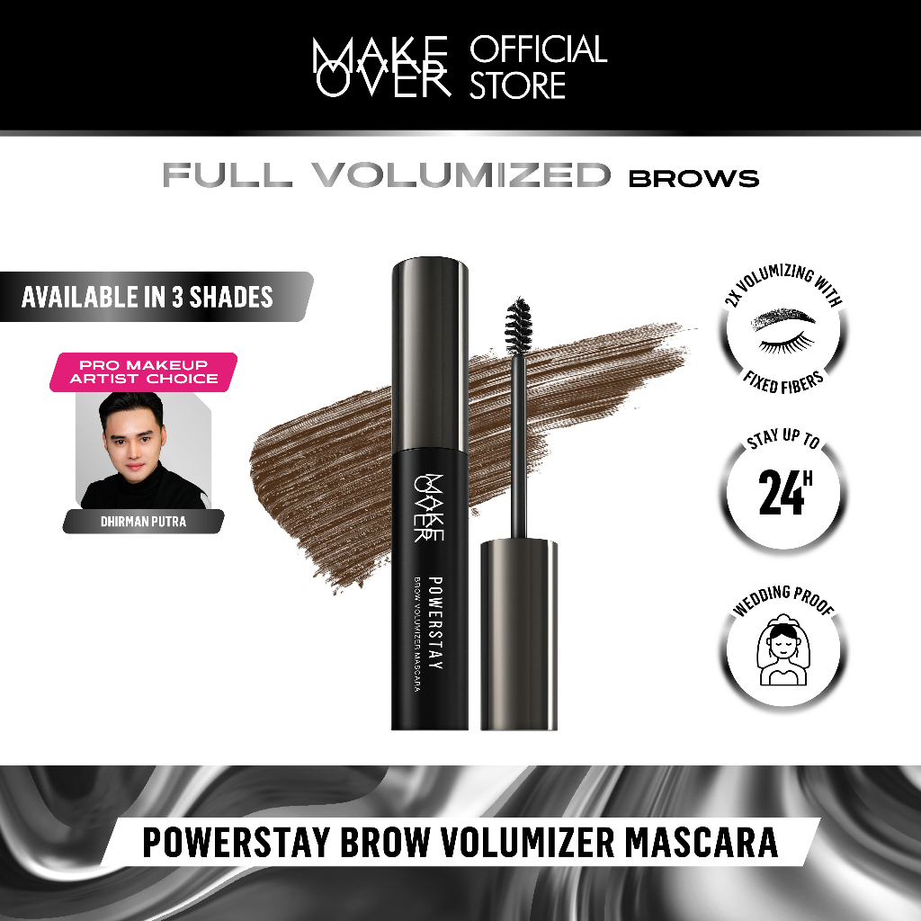 Jual Make Over Powerstay Brow Volumizer Mascara 5 g - Browcara, Eye ...