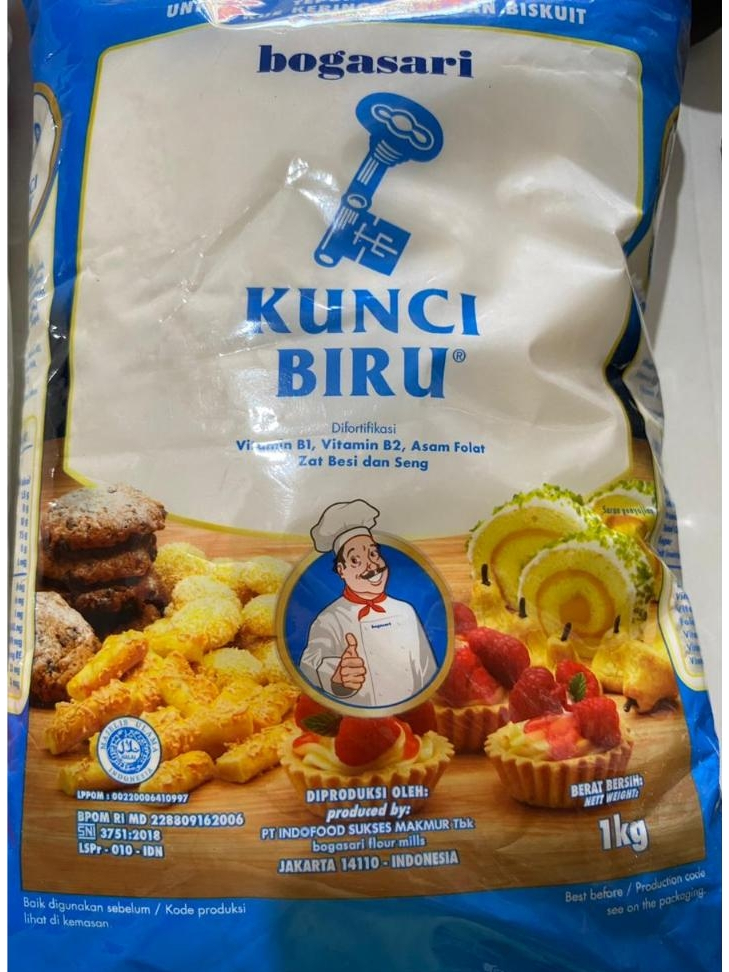 Jual BOGASARI TERIGU KUNCI BIRU 1 KG - TEPUNG | Shopee Indonesia