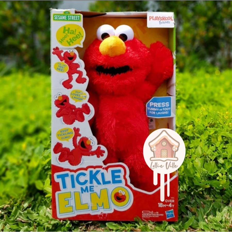 Jual Elmo Sesame Street Tickle Me Elmo | Shopee Indonesia