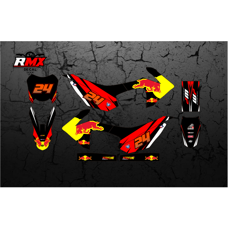 Jual DECAL CRF 110 F FULLBODY (037) DEKAL STIKER 2013 2014 2015 2016 ...