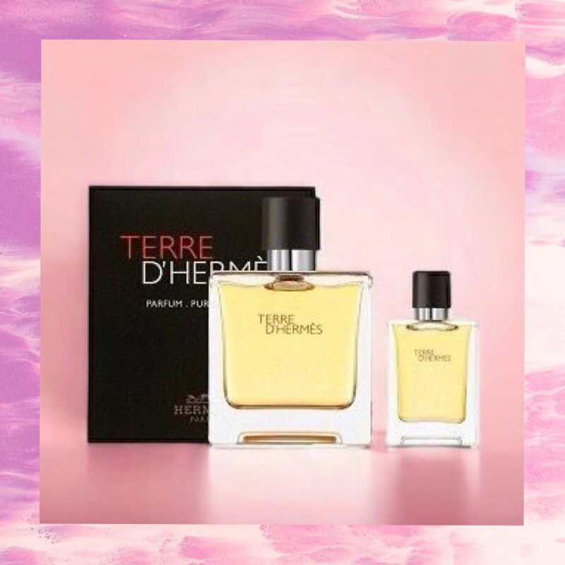 Jual Herm** Terre D Herm** For Men Pure Parfum (Giftset) | Shopee Indonesia