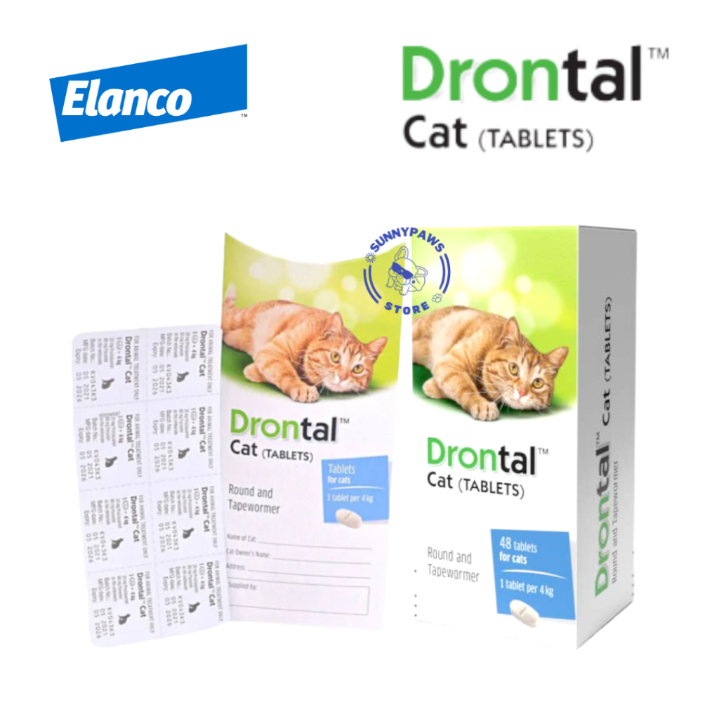 Jual Drontal Cat Obat Cacing Kucing Dewormer Per Tablet Bayer Original ...