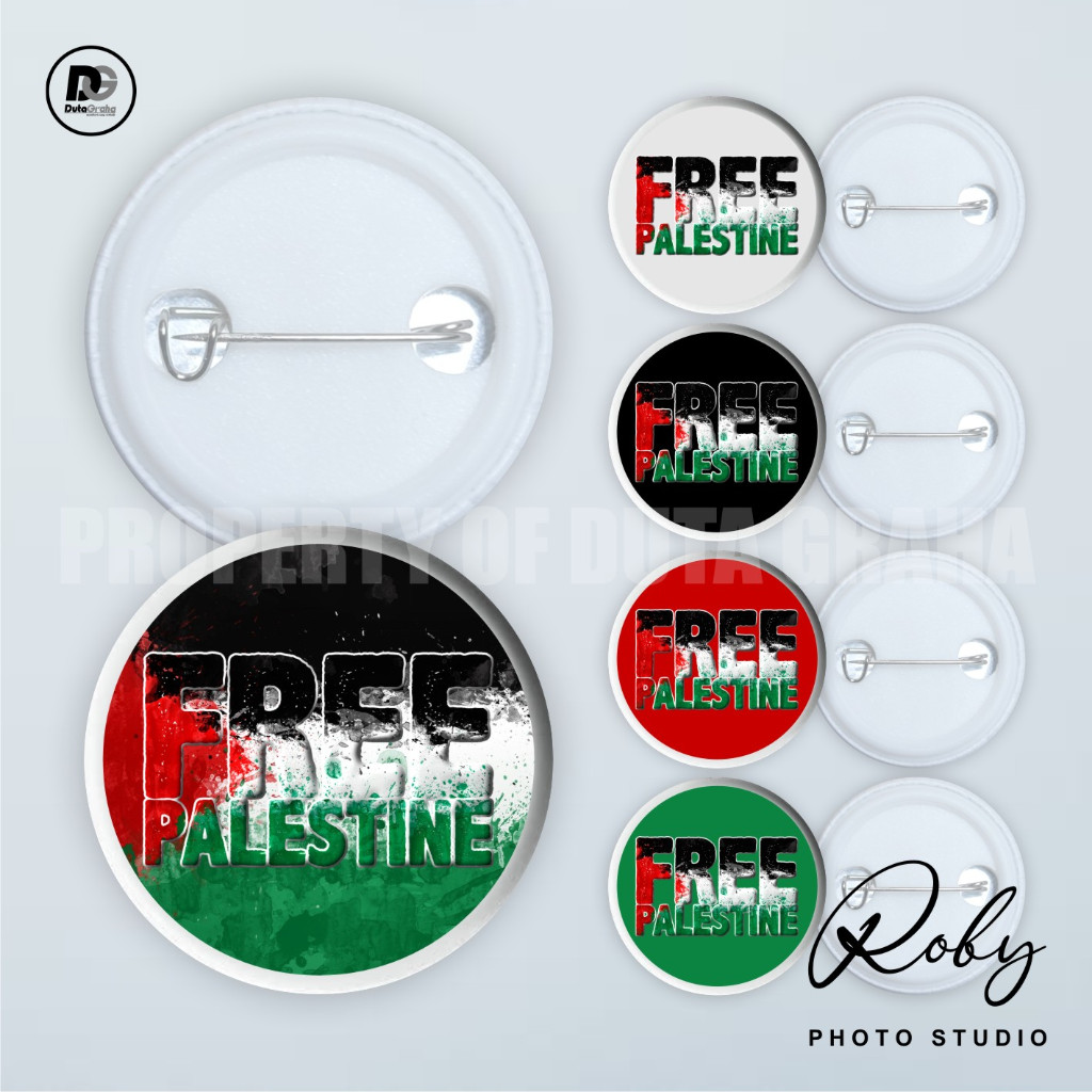 Jual [PIN PRESS] FREE PALESTINE Pin Bros Aksesoris Souvenir PALESTINA ...