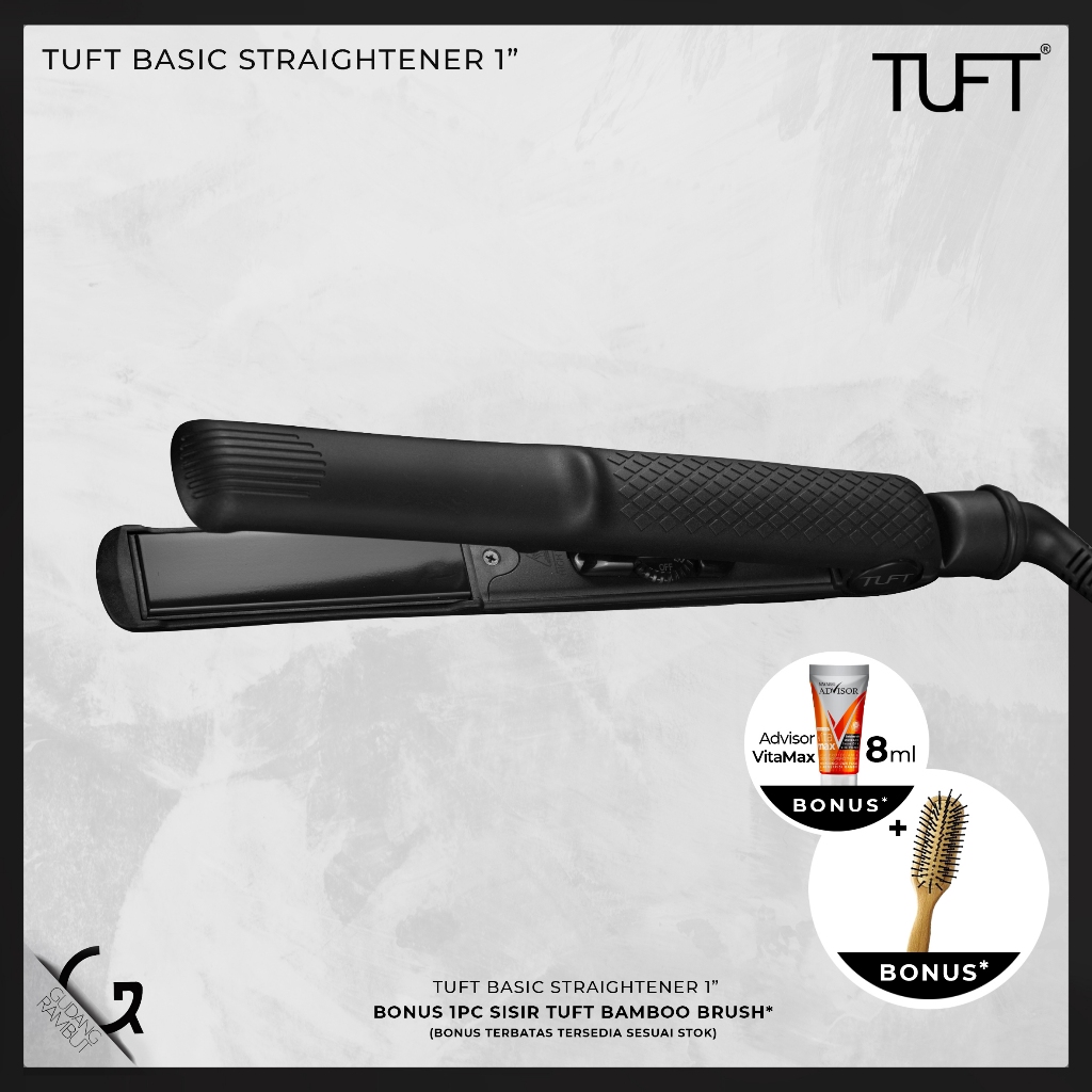 Jual TUFT BASIC Straightening Iron 1" 6009 catokan catok rambut ...