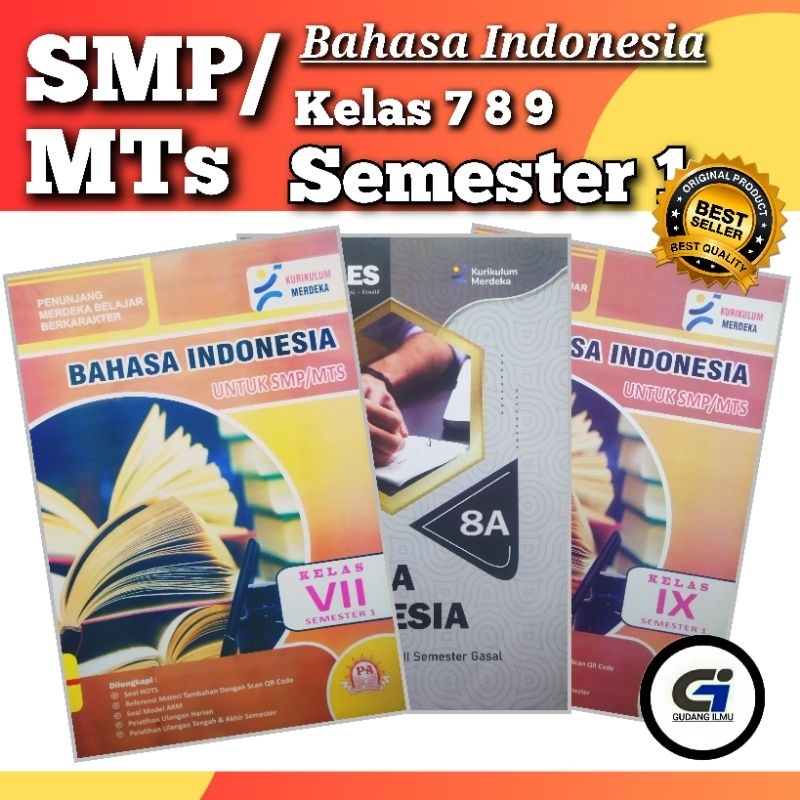Jual LKS BAHASA INDONESIA SMP / MTs Kelas 7 8 9 Semester 1 kurikulum merdeka | Shopee Indonesia