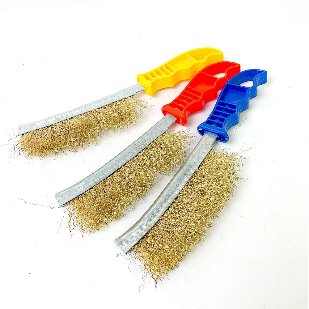 Jual Sikat Kawat Baja Kuningan BENGKOK LENGKUNG Model GOLOK | Shopee ...