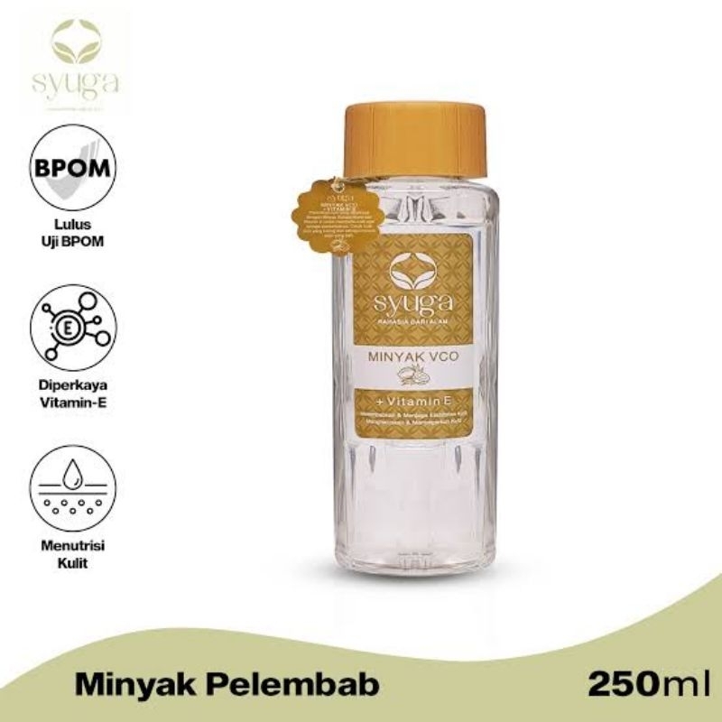 Jual SYUGA MINYAK VCO PLUS VITAMIN E 250 ML | Shopee Indonesia