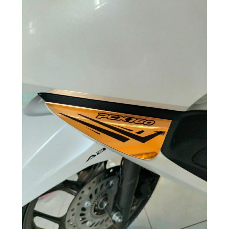 Jual Garnis PCX 160 Pelindung Body Motor 1set Kanan Kiri ( Gold ...