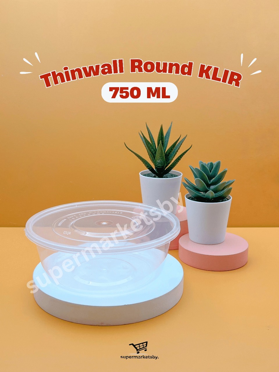 Jual Thinwall KLIR Round 750 ml / Thinwall Bulat 750 ml | Shopee Indonesia