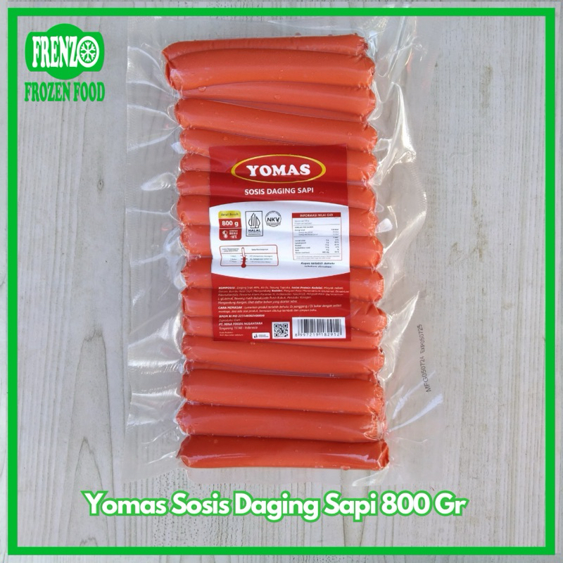 Jual Yomas Sosis Daging Sapi 800 Gr | Shopee Indonesia