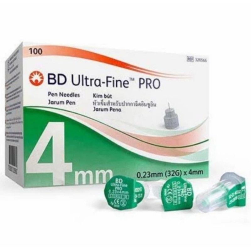 Jual Jarum Insulin 4mm ultrafine / jarum insulin bd ultra fine 4 mm ijo | Shopee Indonesia
